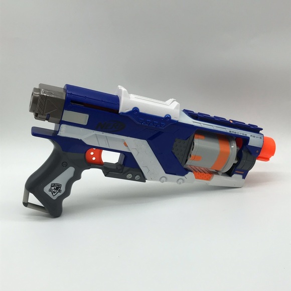 Nerf | Toys | Nerf N Strike Blue And White Dart Blaster Gun Elite ...
